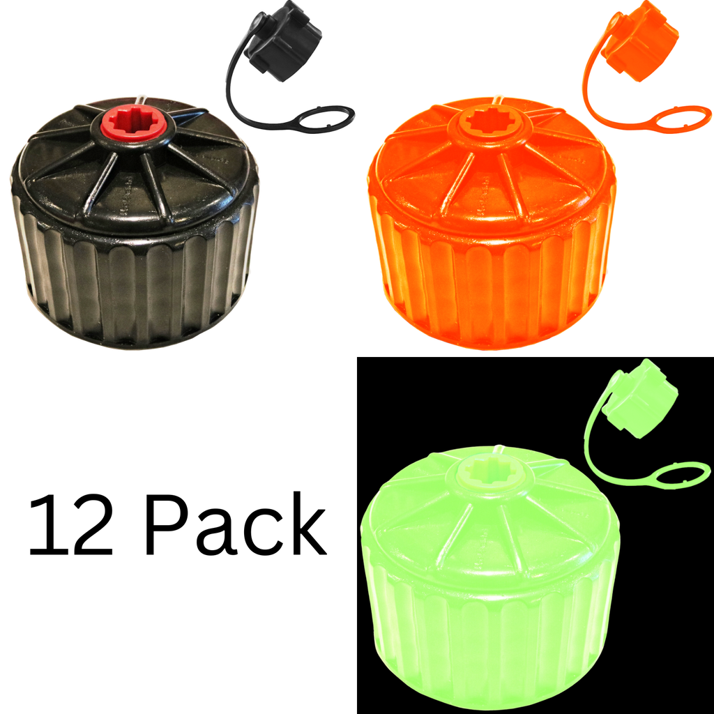 Jug Lid and Vent Cap Kit, All Colors, 12 Pack | Racing Automotive Group